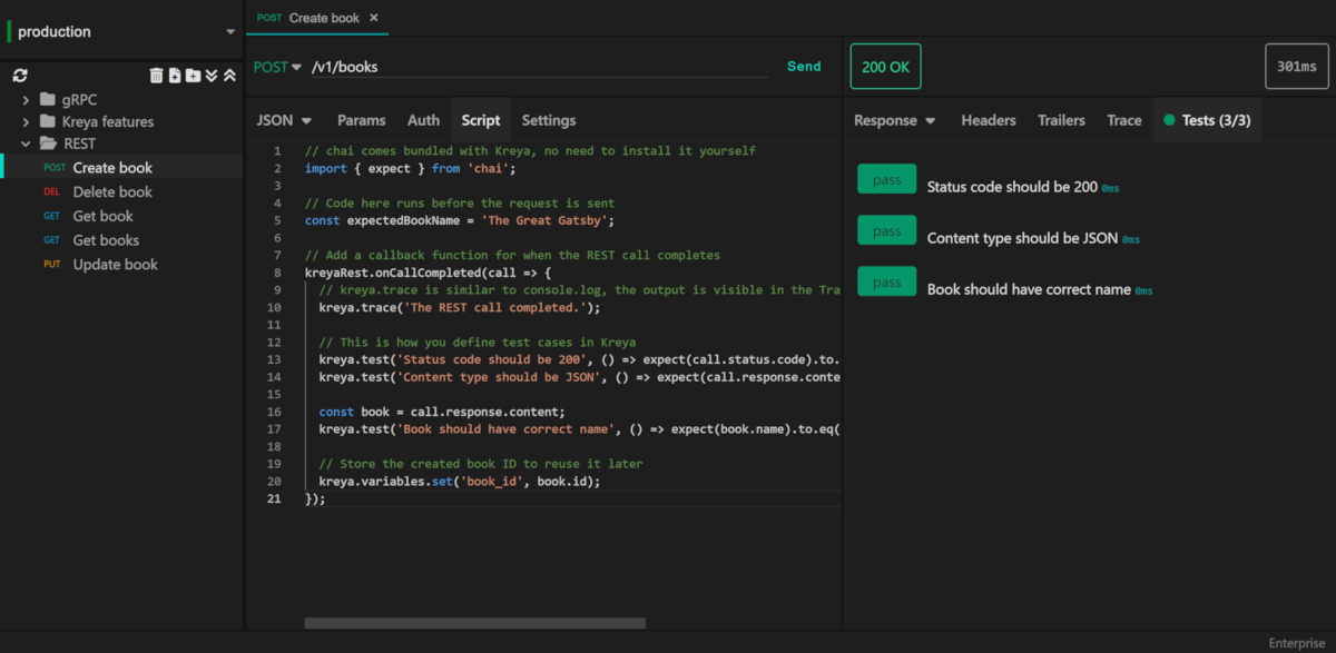 Testing APIs with Kreya | Kreya Testing APIs with Kreya | Kreya